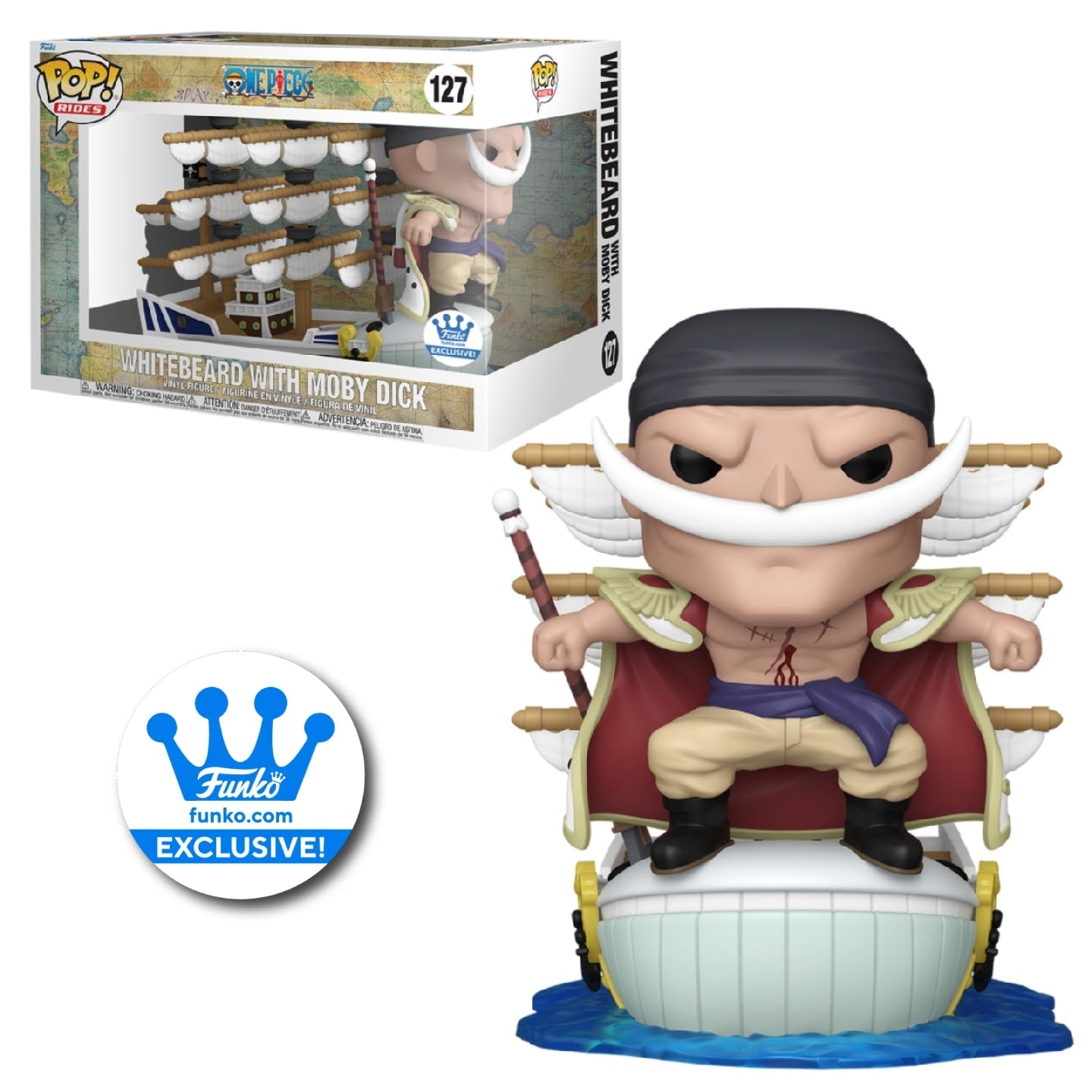 Whitebeard with Moby Dick – Funko King Q8