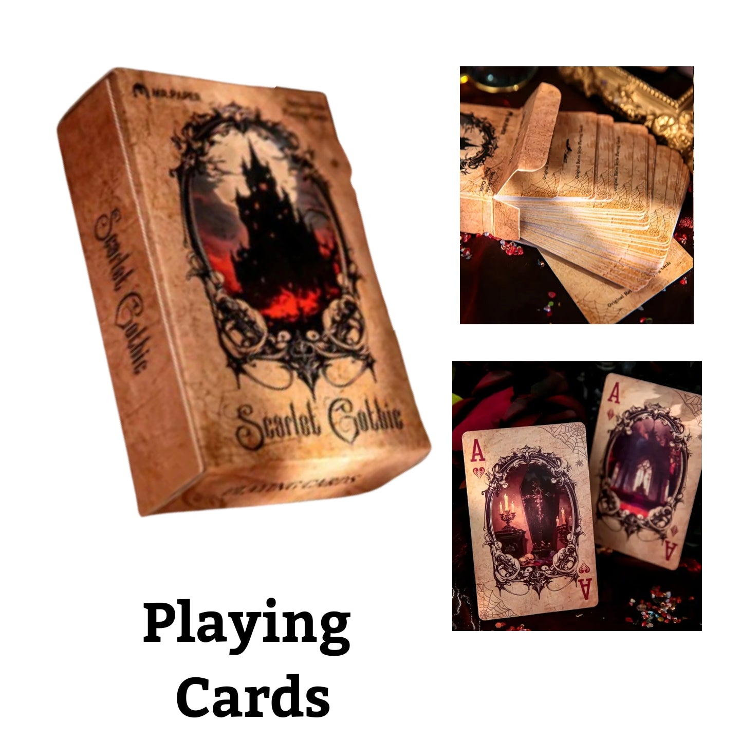 Scarlet Gothic Playing Cards – Funko King Q8