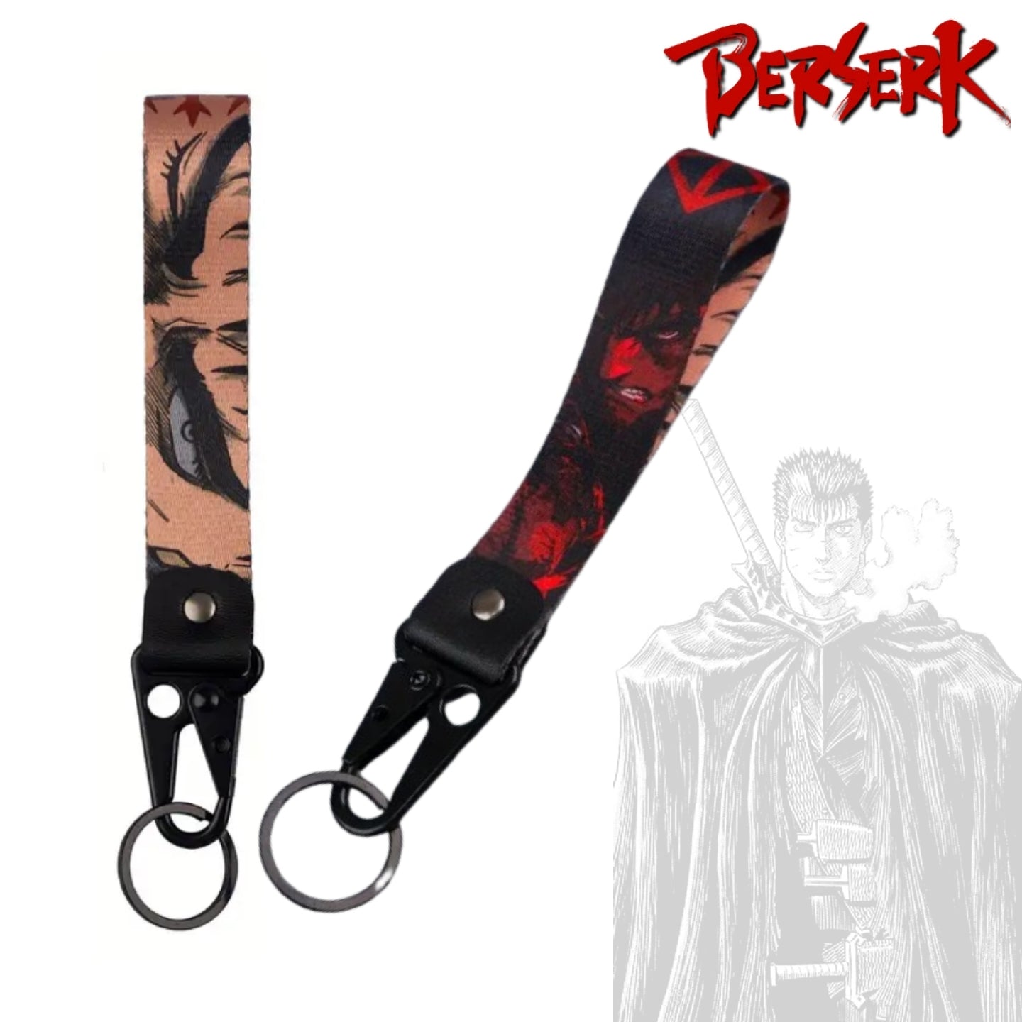 Berserk Keychain (Guts eyes) – Funko King Q8