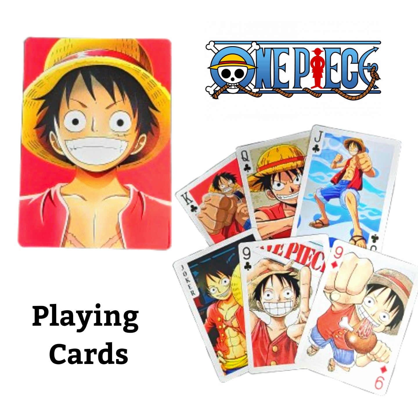 One Piece Luffy playing cards – Funko King Q8